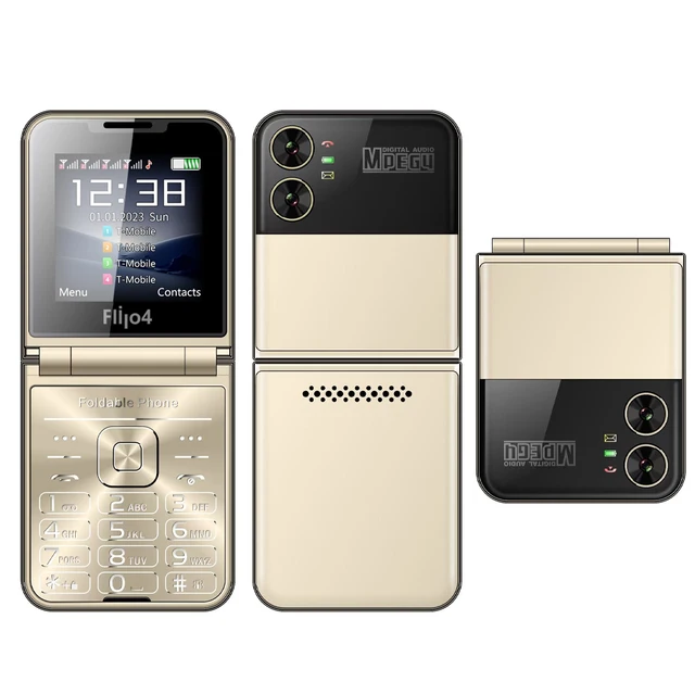 SERVO Flilo4 Flip Mobile Phone 4 SIM Card 4 Standby Speed Dial Magic ...