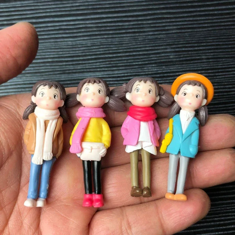 4Pcs-Mini-Japan-Anime-Toro-Mei-in-Winter-Clothes-Figure-Doll-Resin ...