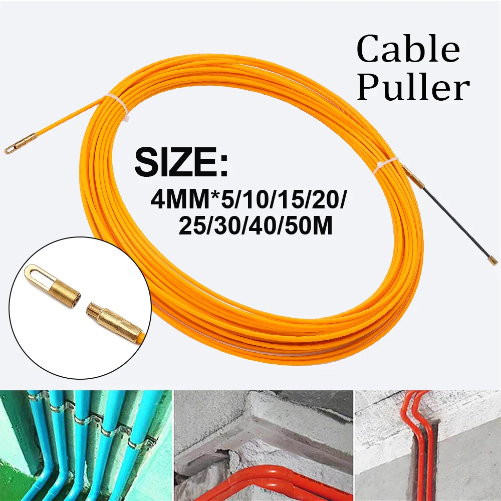 4MM-5-30M-Fiberglass-Wire-Cable-Puller-Fish-Tape-Reel-Conduit-Ducting ...