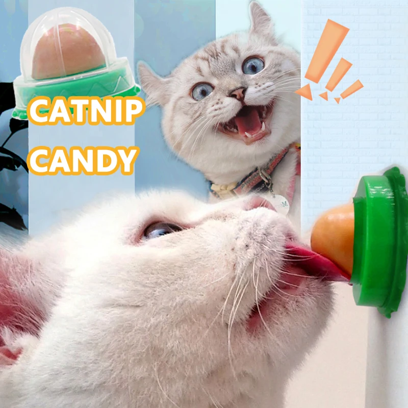 Nutrition-Cat-Catnip-Ball-Dust-Cover-Round-Safe-Catnip-Snack-Lick-Candy ...