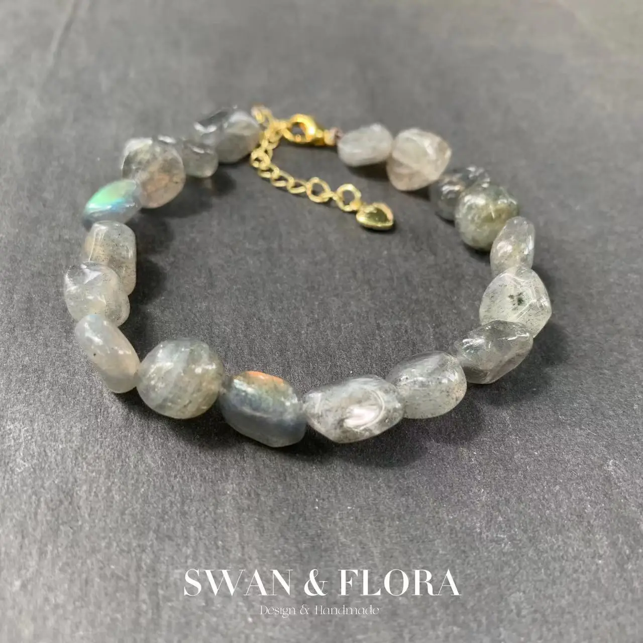 Natural-Moonstone-Bracelet-Crystal-Bracelet-Jewelry-Handmade-Stones ...