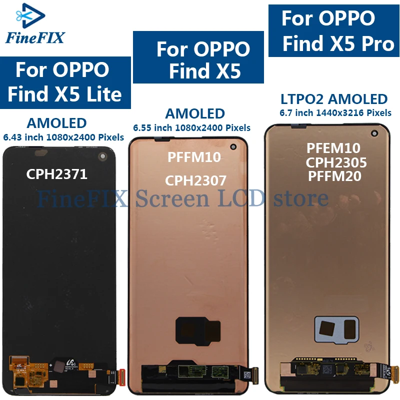 For-OPPO-Find-X5-Lite-CPH2371-LCD-X5-PFFM10-Display-Touch-Screen ...