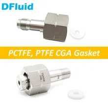 PCTFE CGA 가스켓, PTFE 와셔, 가스 실린더 연결 밀봉 개스킷, CGA170, CGA180, CGA320, CGA330, CGA660, CGA670, CGA678 ...