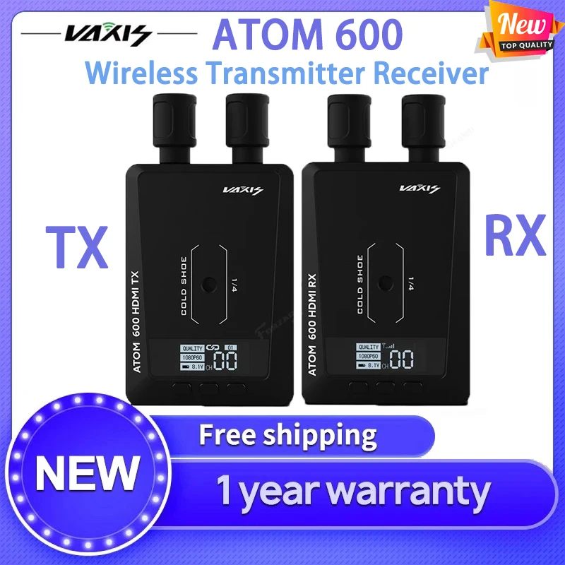 Vaxis ATOM 600 HDMI-Compatible Wireless Video Transmission System Image ...