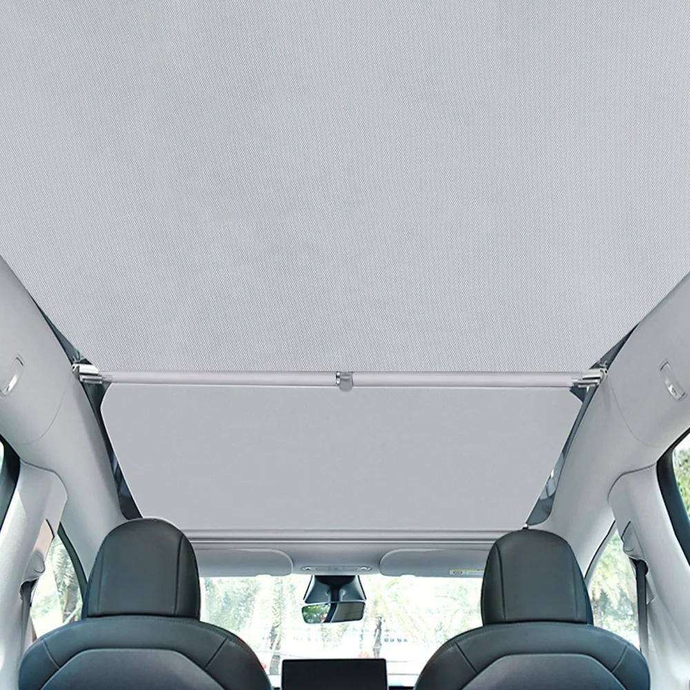 Telescopic Sunshade Retractable Sunroof Glass Roof for Tesla Model Y ...