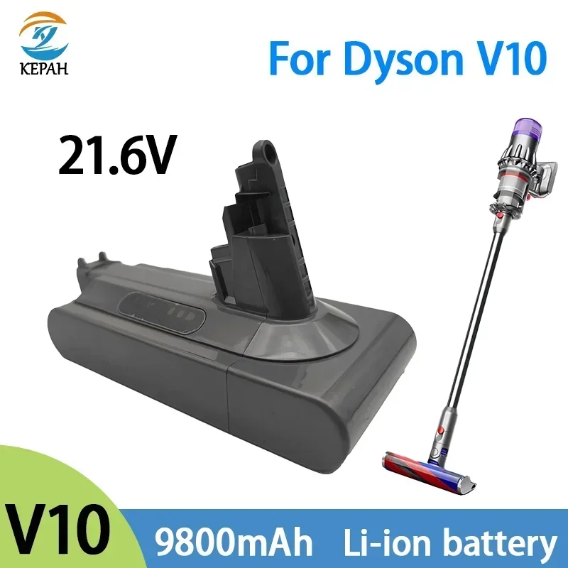 25.2V 12800mAh suitable for Dyson V10 cleaner RH-10 SV12 battery pack 7 ...