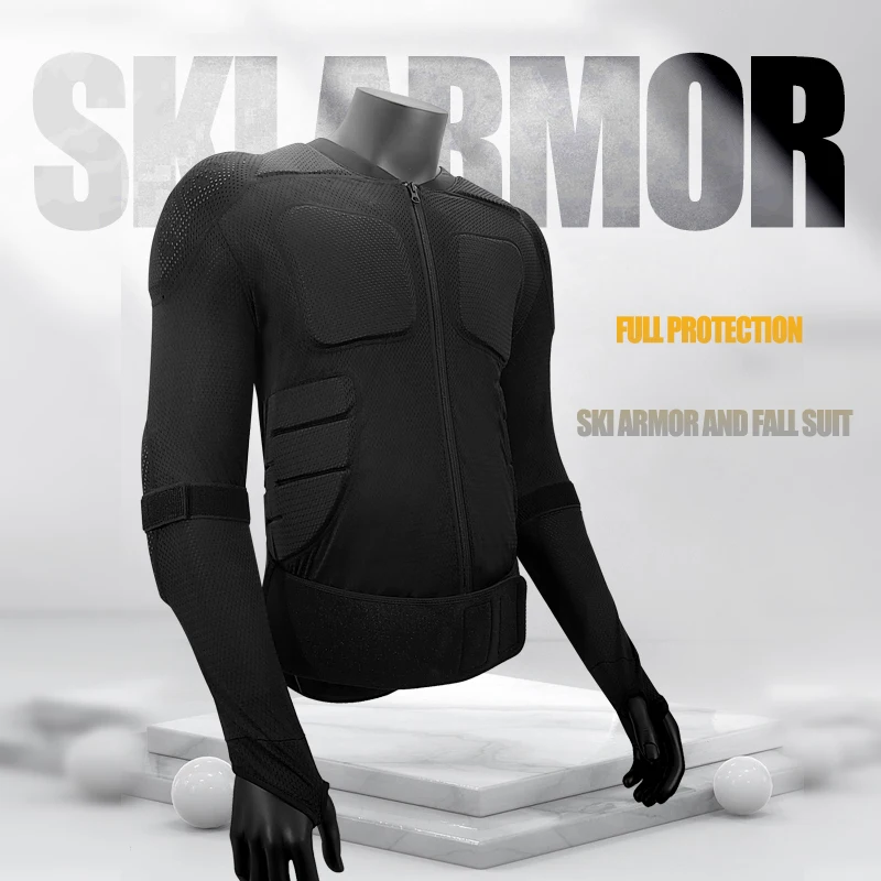 MOON-Men's Women's Professional Anti-Collision SP2 Sports Shirts Ski ...