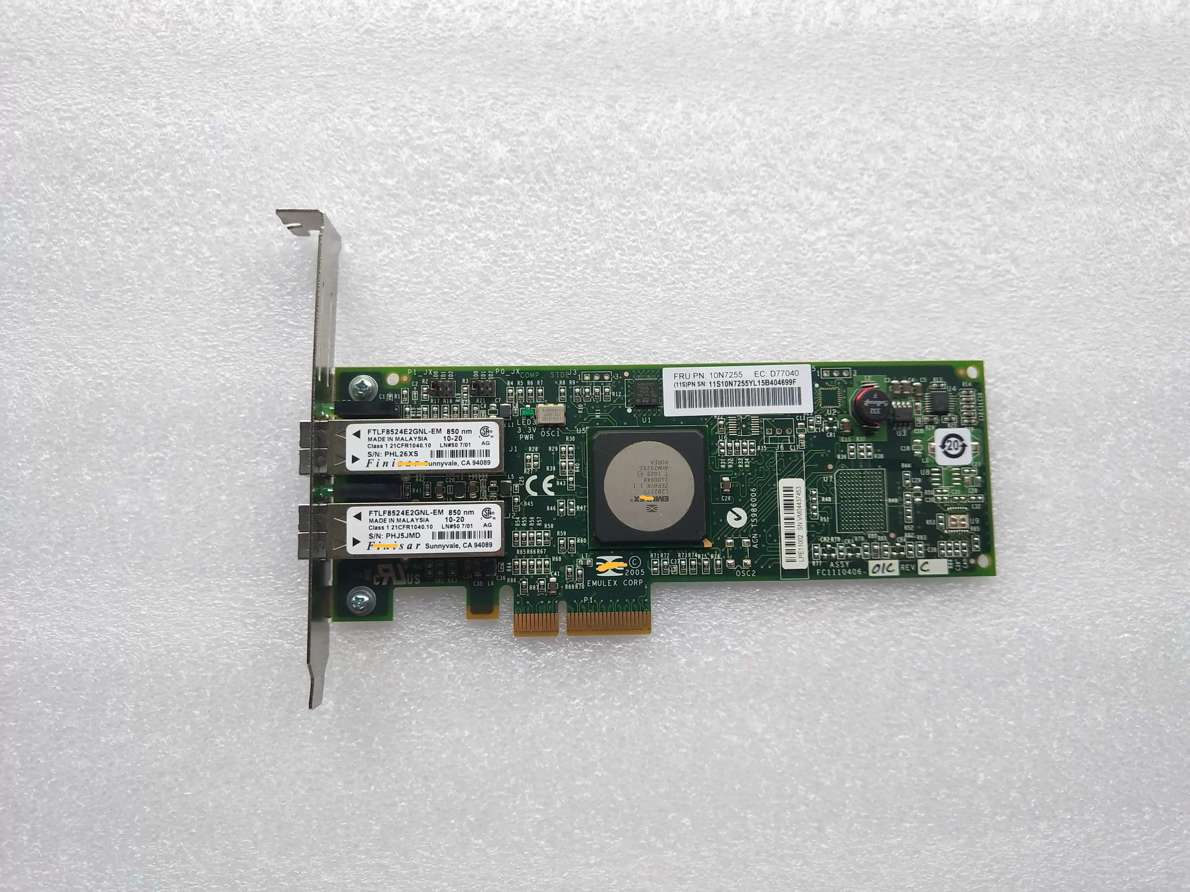 1pcsIBM-5774-10N7255-00E0807-PCI-E-4GB-HBA-LPE11002.jpg