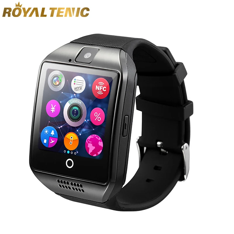 Q18-Smartwatch-Digital-com-Tela-Curvada-Compat-vel-Bluetooth-Suporte ...
