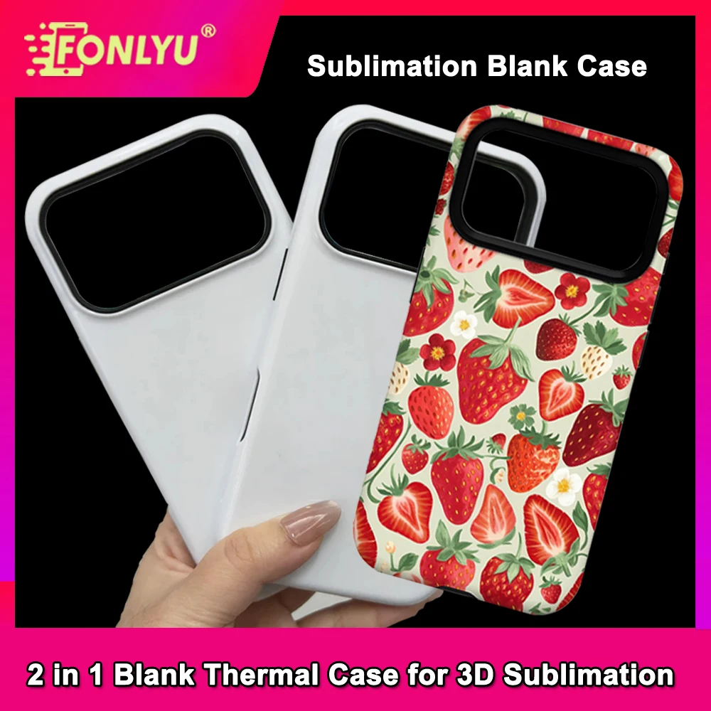 FONLYU Blank Thermal Mobile Cell Phone Case for 3D Sublimation Machine ...