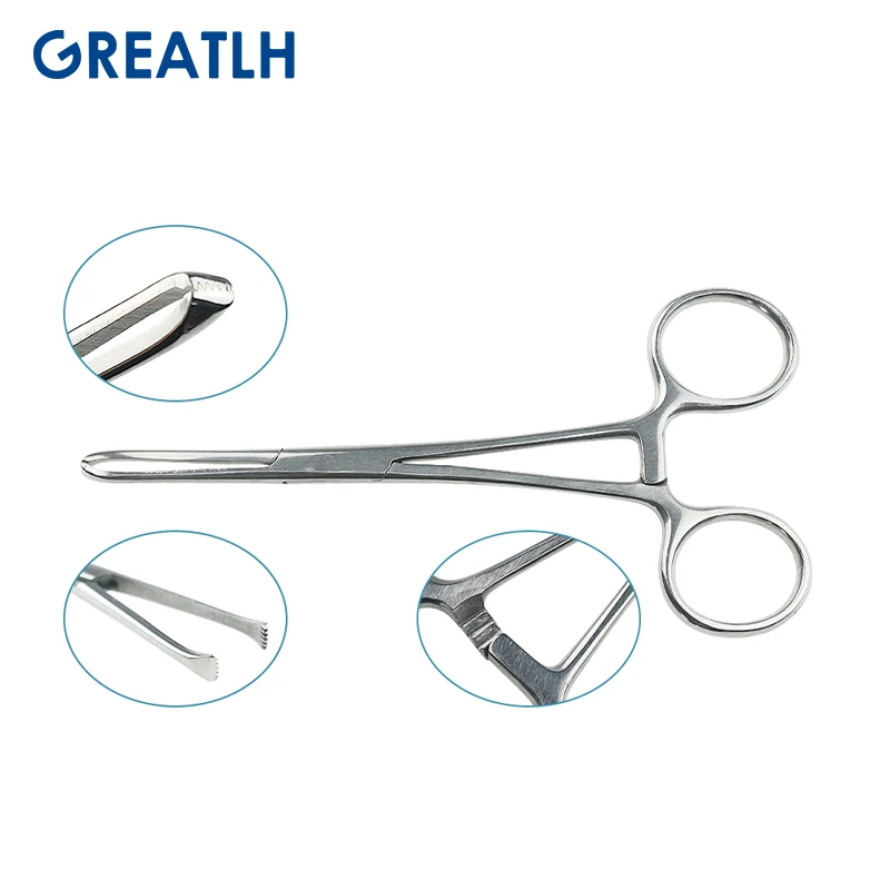 Generic Tissue Stainless Steel Forceps Rat Grip The Skin Forceps ...