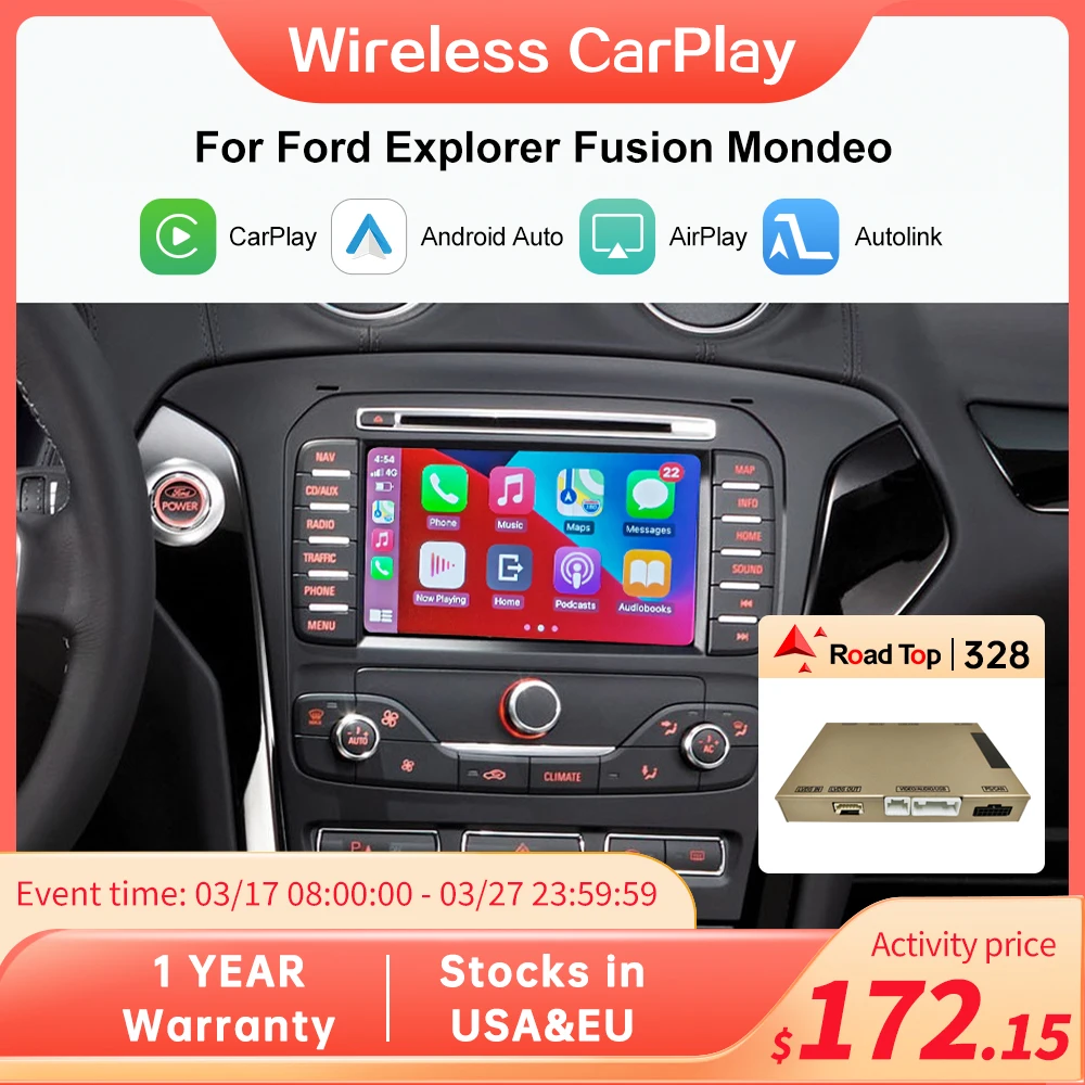 CarPlay-inal-mbrico-para-Ford-Explorer-Fusion-Mondeo-Sync-2-con ...