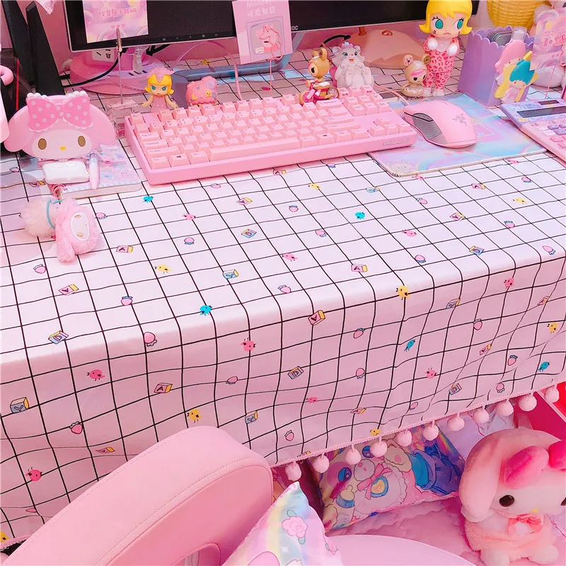 Lovely Black And White Grid Fabric Lace 160cm Doll House Accessories ...