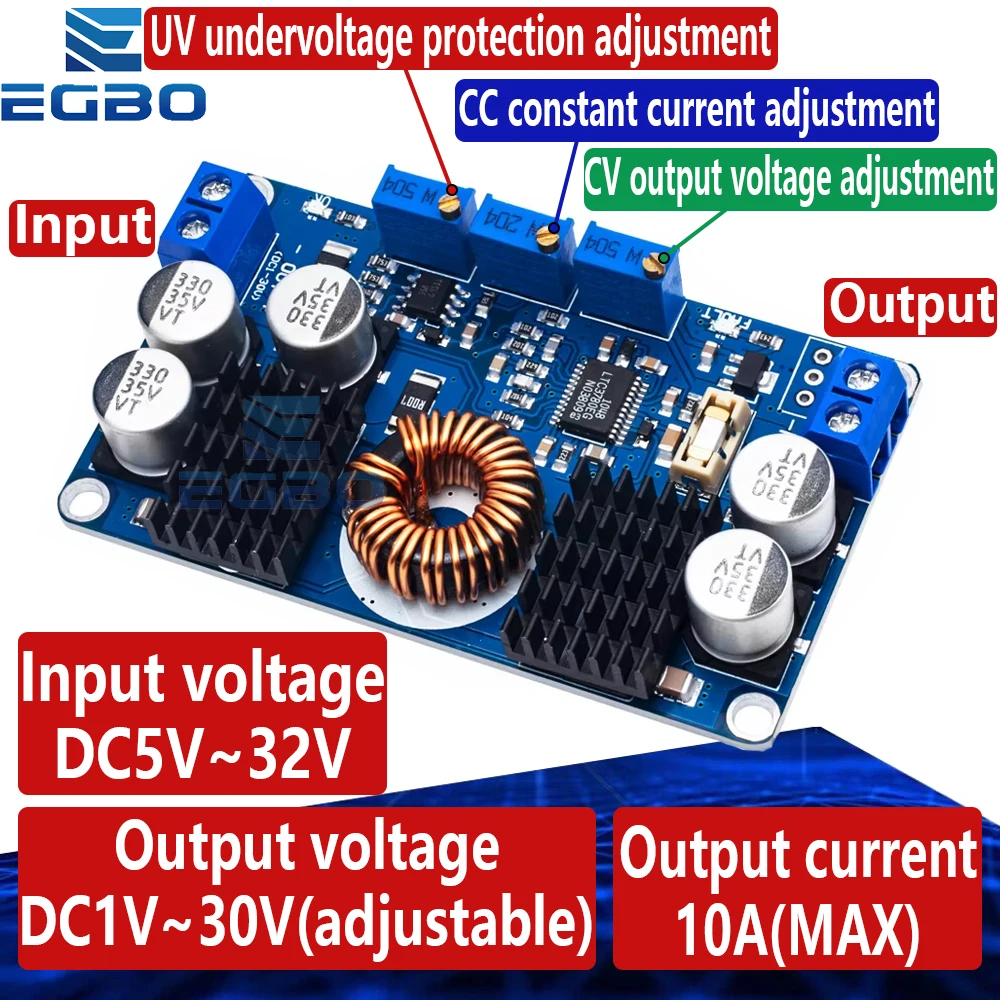 1~5PCS LTC3780 DC-DC 5-32V to 1V-30V 10A Automatic Step Up Down ...
