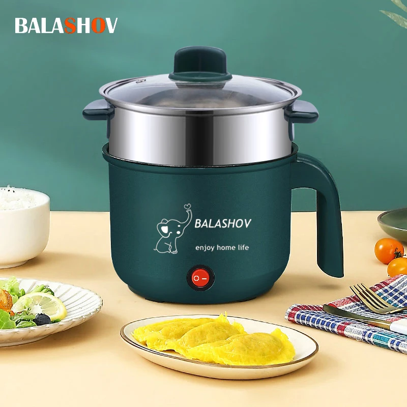 Mini Electric Rice Cooker For Home Kitchen 2 People Food Noodle Single ...