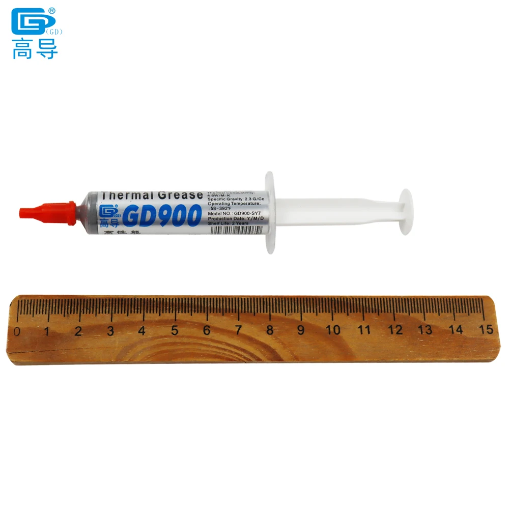 Net Weight 1/3/7/15/30 Grams Syringe Packaging GD900 Thermal Conductive ...