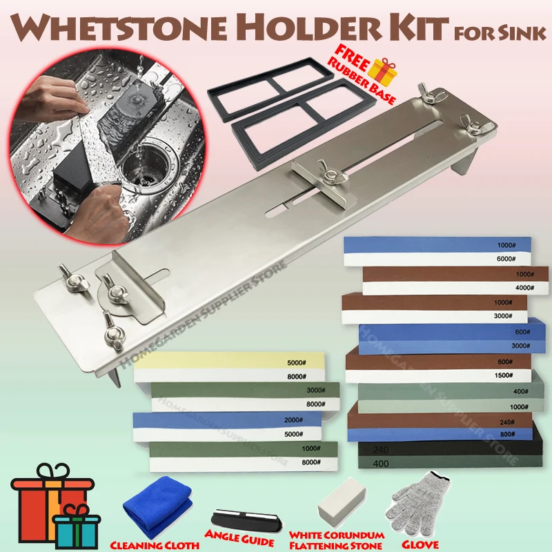 Sharpening-Sharper-Stone-Holder-Knife-Sharpener-Whetstone-Pedestal ...