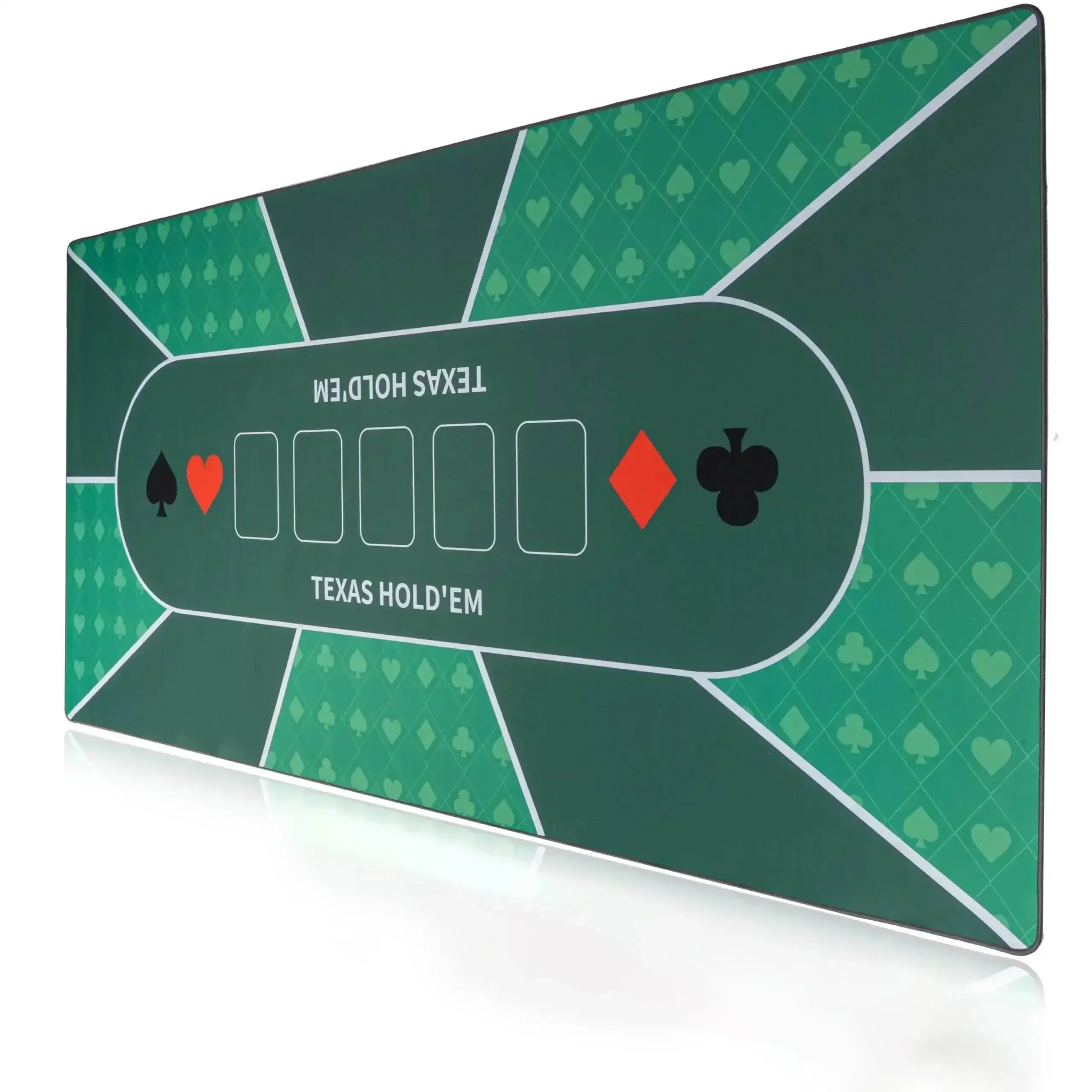 60x120cm Poker Mat Poker Table Top Mat Portable Texas Holdem Poker ...