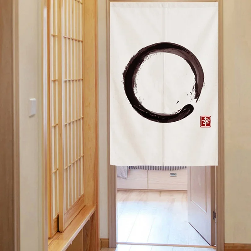 Japanese-Style-Door-Partition-Curtain-Living-Room-Bedroom-Zen-Cloth ...