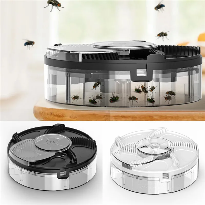 USB-Recarreg-vel-El-trica-Fly-Trap-Flycatcher-Autom-tico-Rota-o-de ...
