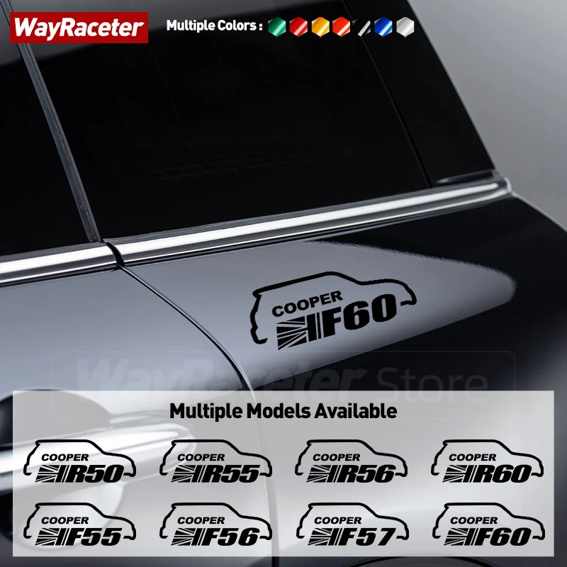 Reflective Union Jack Cooper Window Fender Trunk Bumper Sticker For ...