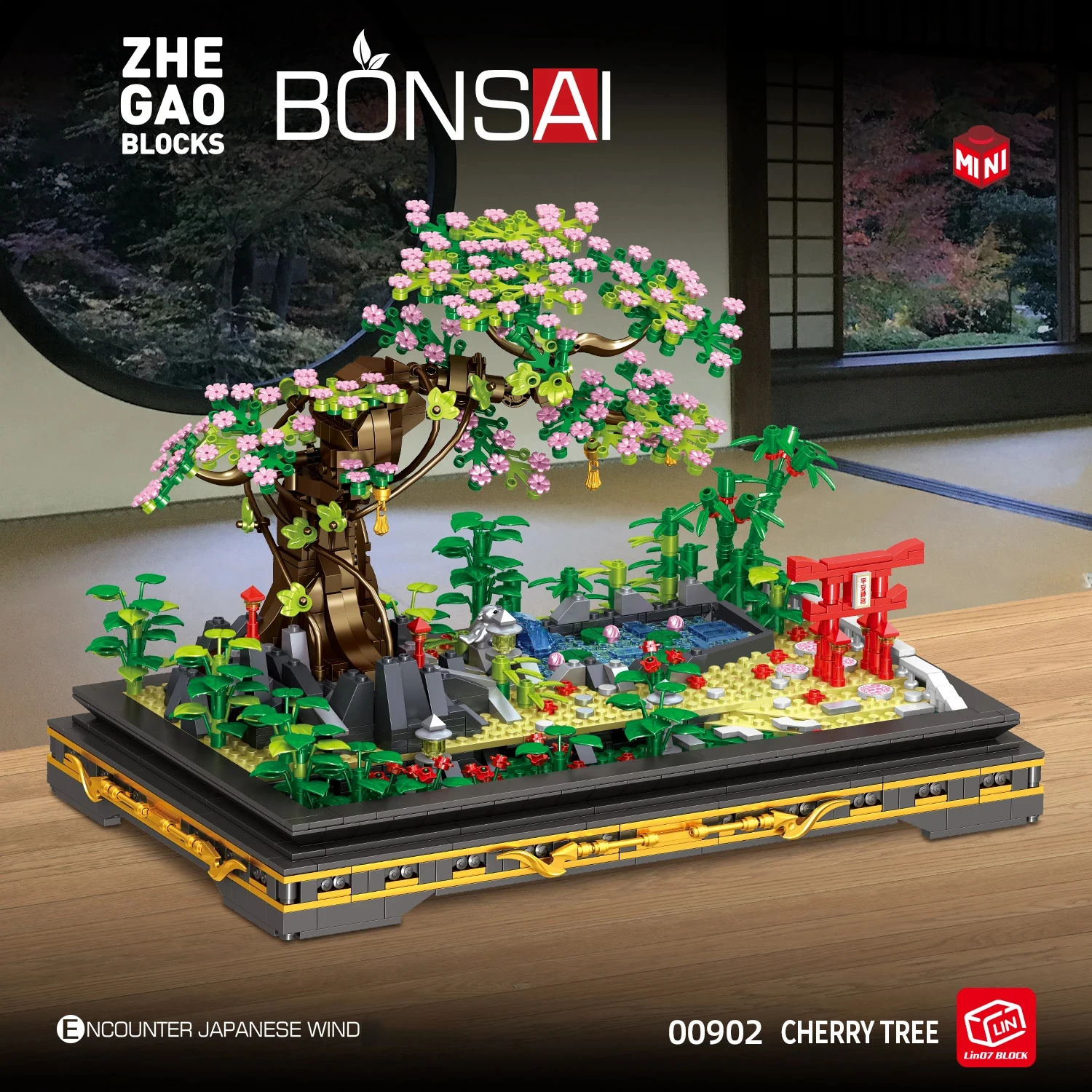 ToylinX-Bonsai-Tree-Building-Set-with-Flowers-1469-PCS-Tranquil-Garden ...