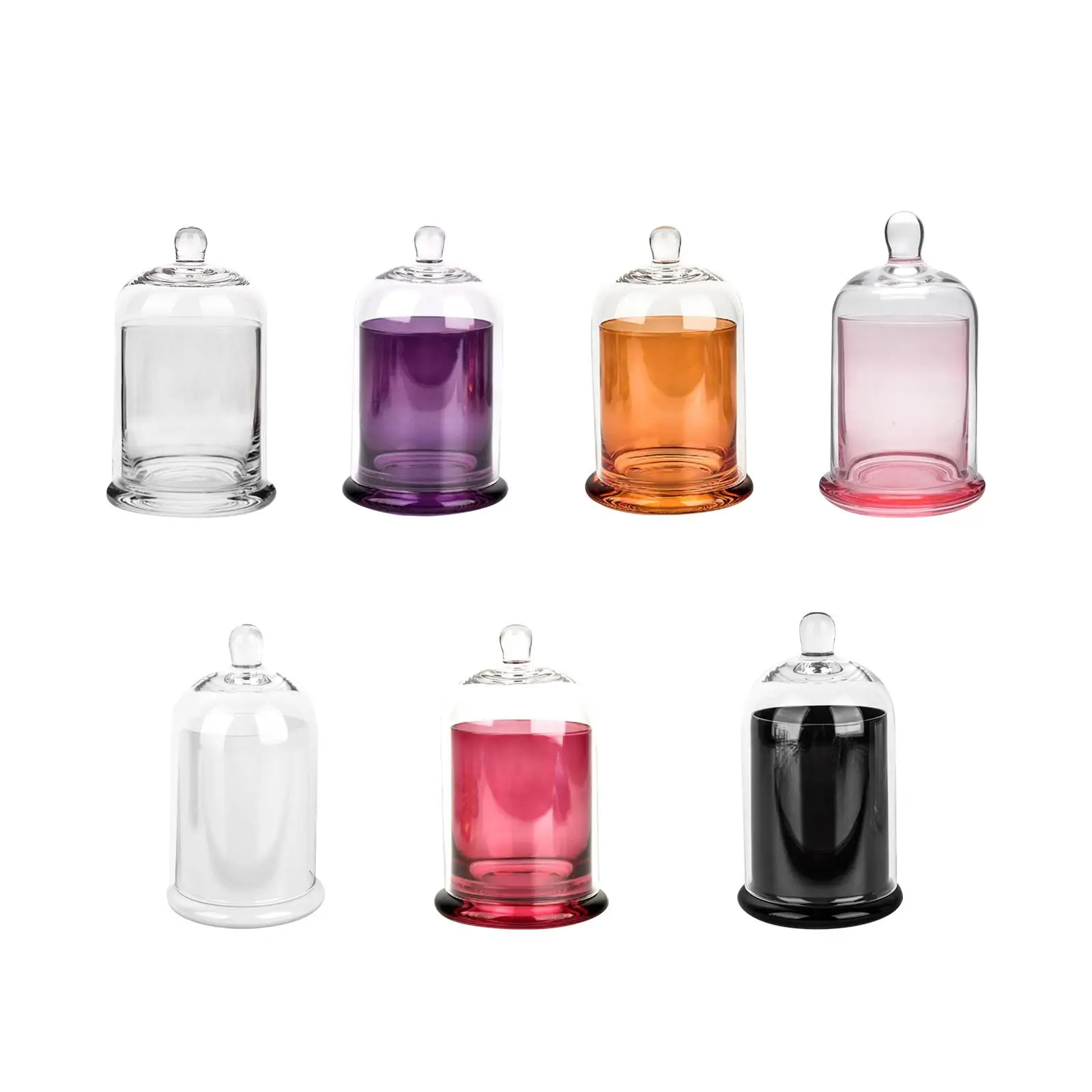 Cloche-Glass-Dome-Candle-Holder-Bell-Jar-Display-Dome-for-Cake-Dessert ...