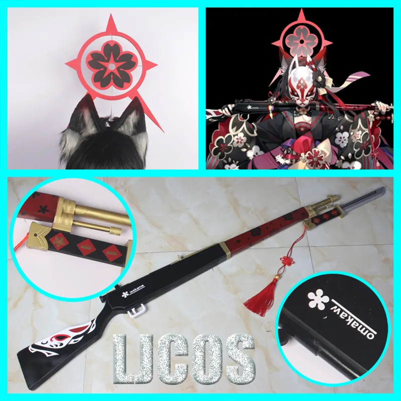 Anime Blue Archive Kosaka Wakamo Cosplay Halo Headwear Animal Ears ...