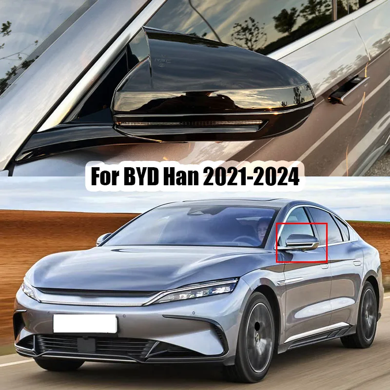 For BYD Han EV DM-i 2021 2022 2023 2024 Car rearview mirror protective ...