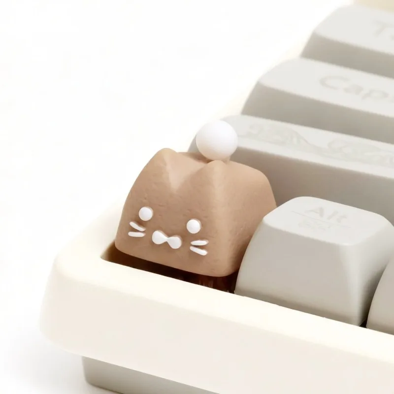 Personalized Cute Cat Keycaps Replacement ESC Key Caps DIY Mechanical ...