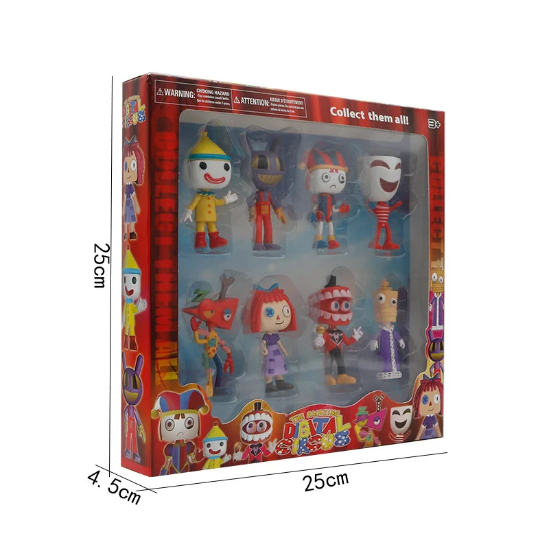 8pcs-Set-The-Amazing-Digital-Circus-Figure-Toy-Pomni-Jax-Kinger-Action ...