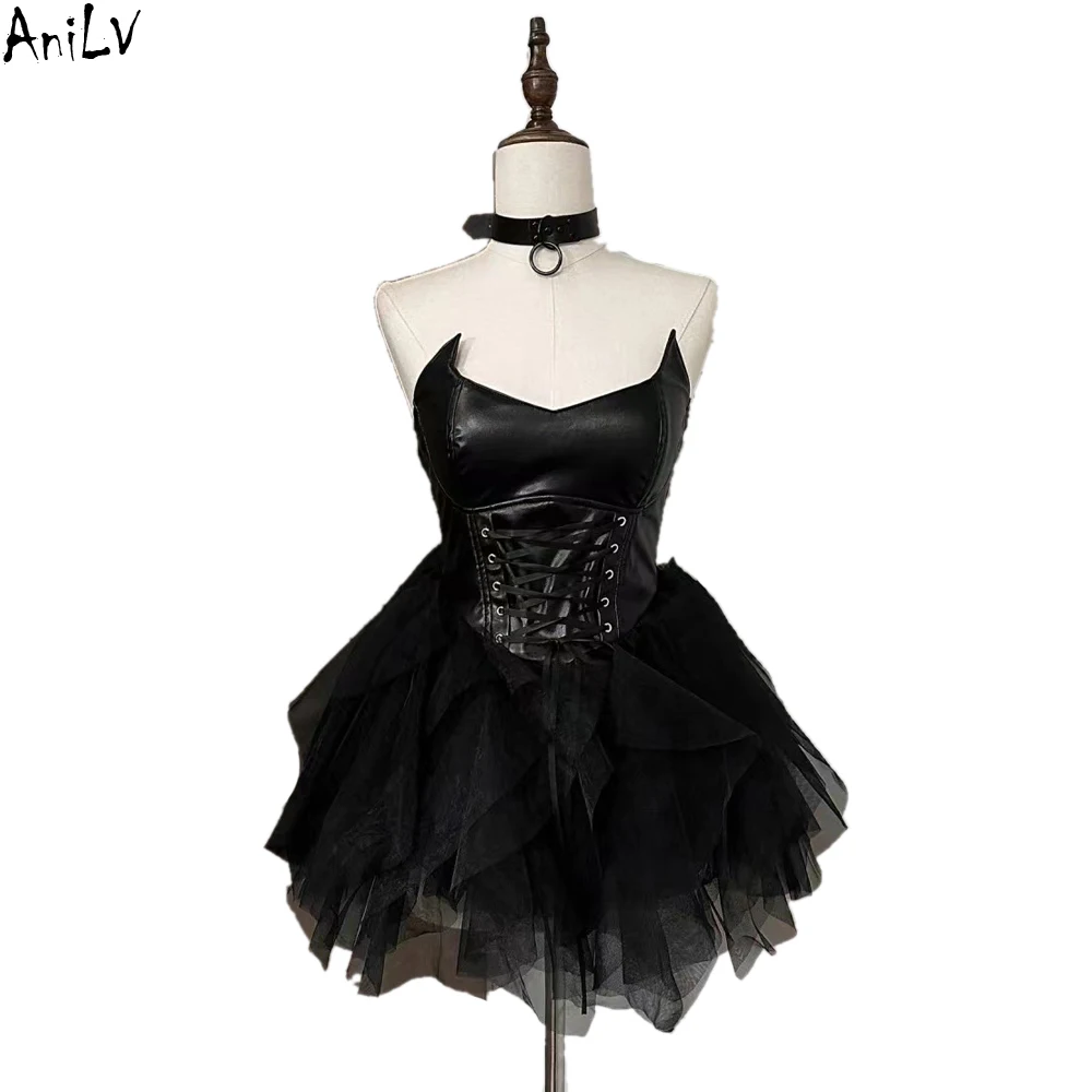 AniLV-Halloween-Infernal-Dark-Fallen-Angels-Dress-Cosplay-Clothes-Women ...