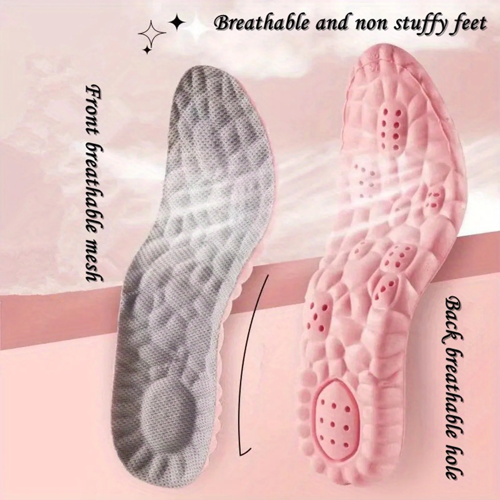 Super-Soft-Massage-Shoes-Insoles-Strong-Sweat-Absorption-Soft-Sports ...