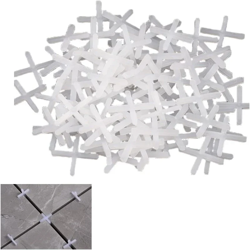 100PCS-Tile-Leveling-System-Spacer-Cross-Positioning-Tile-Leveler-Leave ...