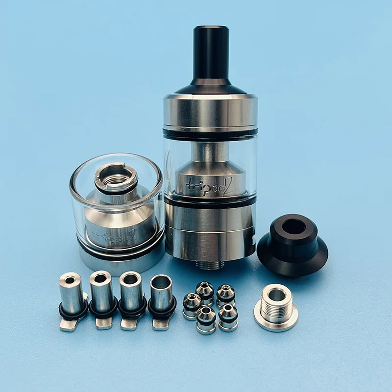 Tripod-2-RTA-Rebuildable-Tank-Single-coils-316SS-Atomizer-MTL-DL-2-0ml ...