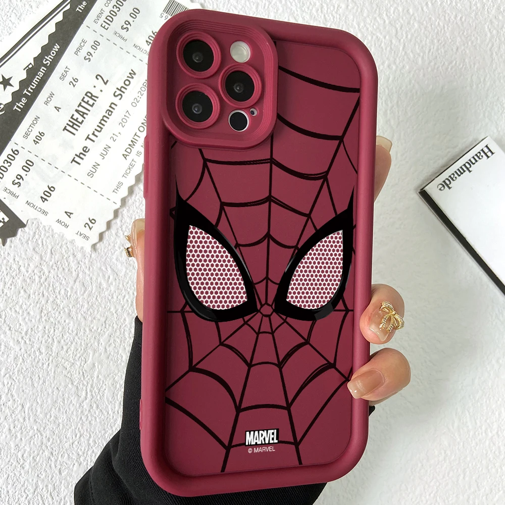 Funda-de-tel-fono-de-tela-Spider-Man-para-Samsung-Galaxy-cubierta-suave ...