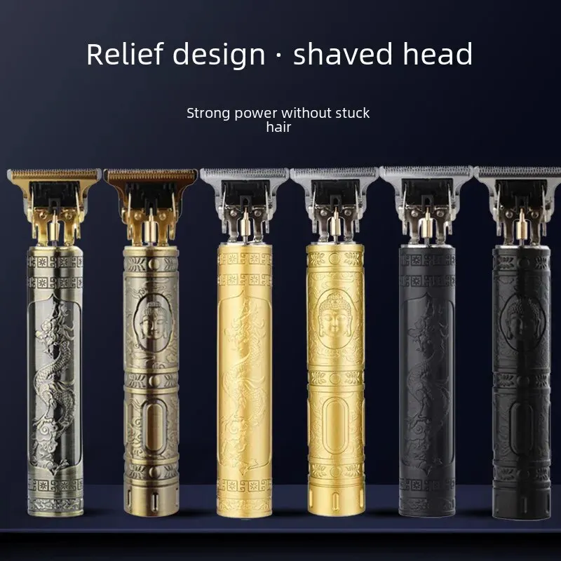 Rechargeable-Electric-Hair-Clippers-Stainless-Steel-Blade-Metal-Painted ...