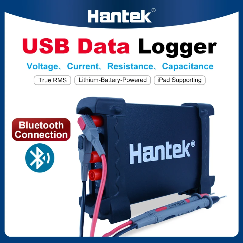 Hantek Digital Bluetooth/USB Data Logger True RMS Voltage Current ...