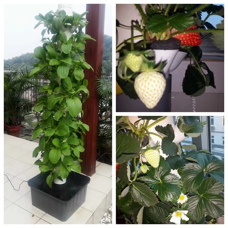 Generic Vertical Hydroponic Tower Greenhouse Garden Indoor Soilless ...