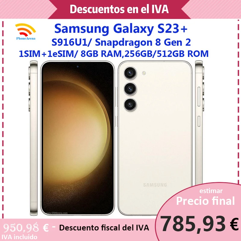 Samsung-tel-fono-inteligente-Galaxy-S23-S23-Plus-smartphone-5G-S916U1 ...