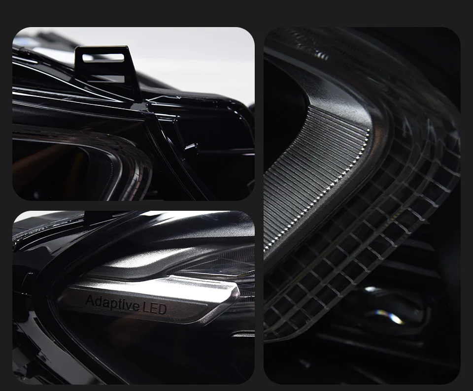 Benz GLE W166 Class Headlights 2015-2019 LED Headlight Dynamic Signal ...