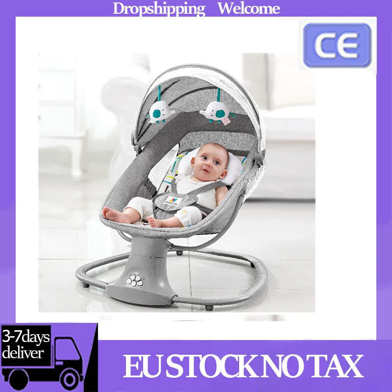Electric-baby-rocking-chair-Rocking-baby-bed-Electric-cradle-for ...