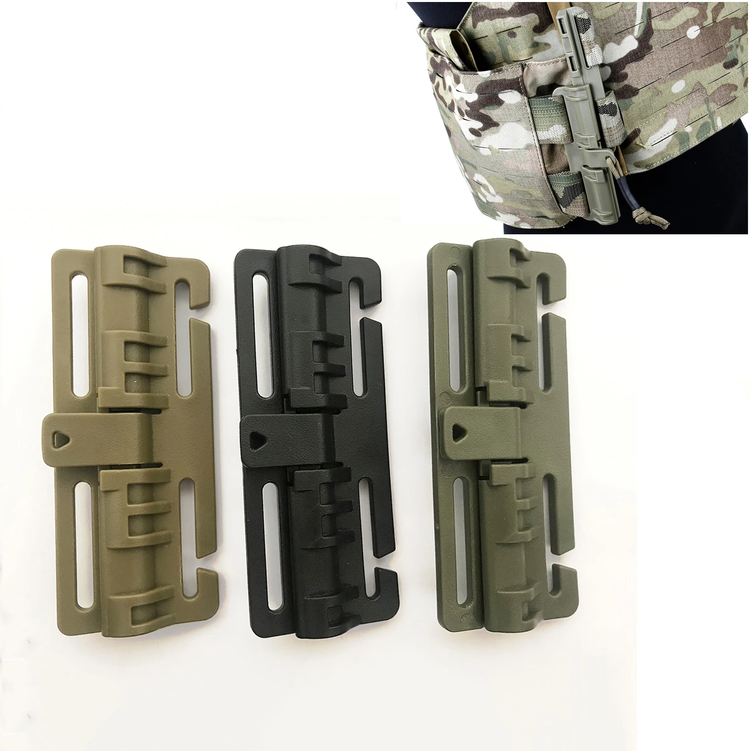 Quick Removal Release Buckle Set For Tactical Military Vest Molle ...