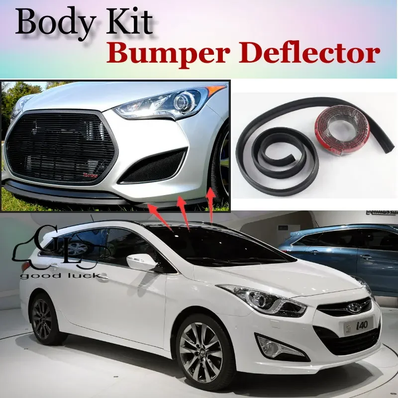 For Hyundai i40 Bumper Lip / Front Spoiler Deflector For TopGear ...
