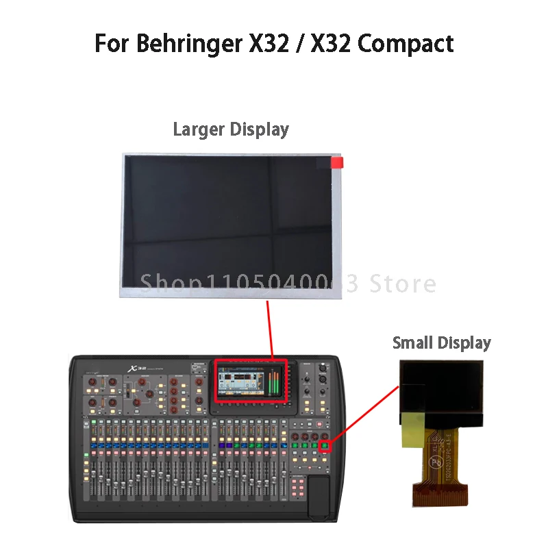 Original LCD Display For Behringer X32 / X32 COMPACT Matrix Screen ...