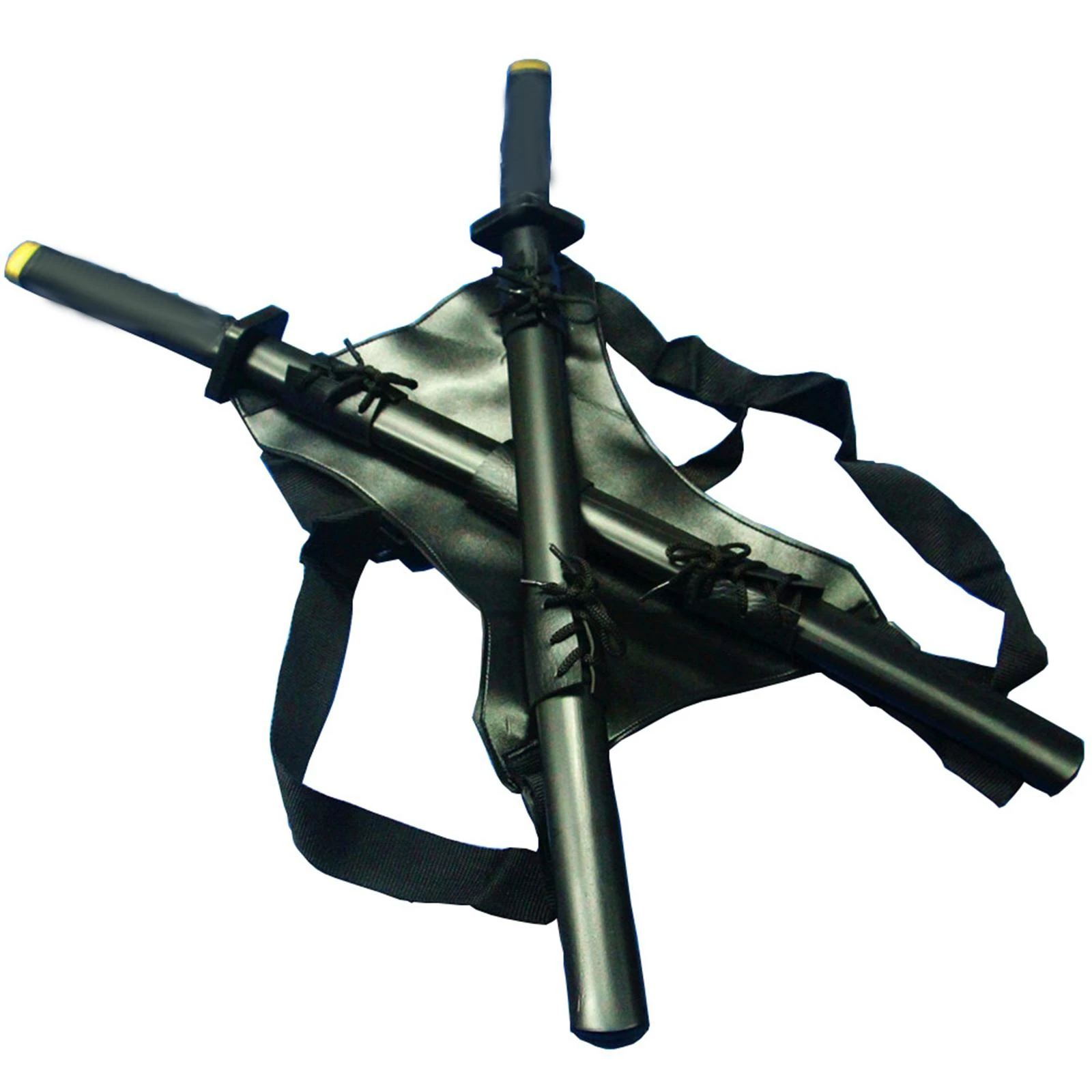 Medieval Sword Carry Case Double Scabbard PU Leather Samurai Cosplay ...