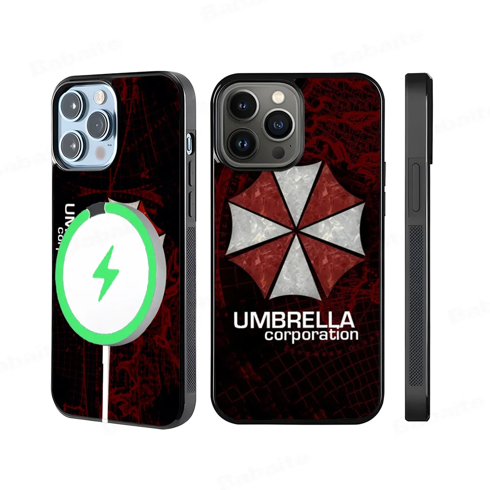 Resident Evil Umbrella Phone Case Magnetic Case For iPhone 16 14 13 12 ...