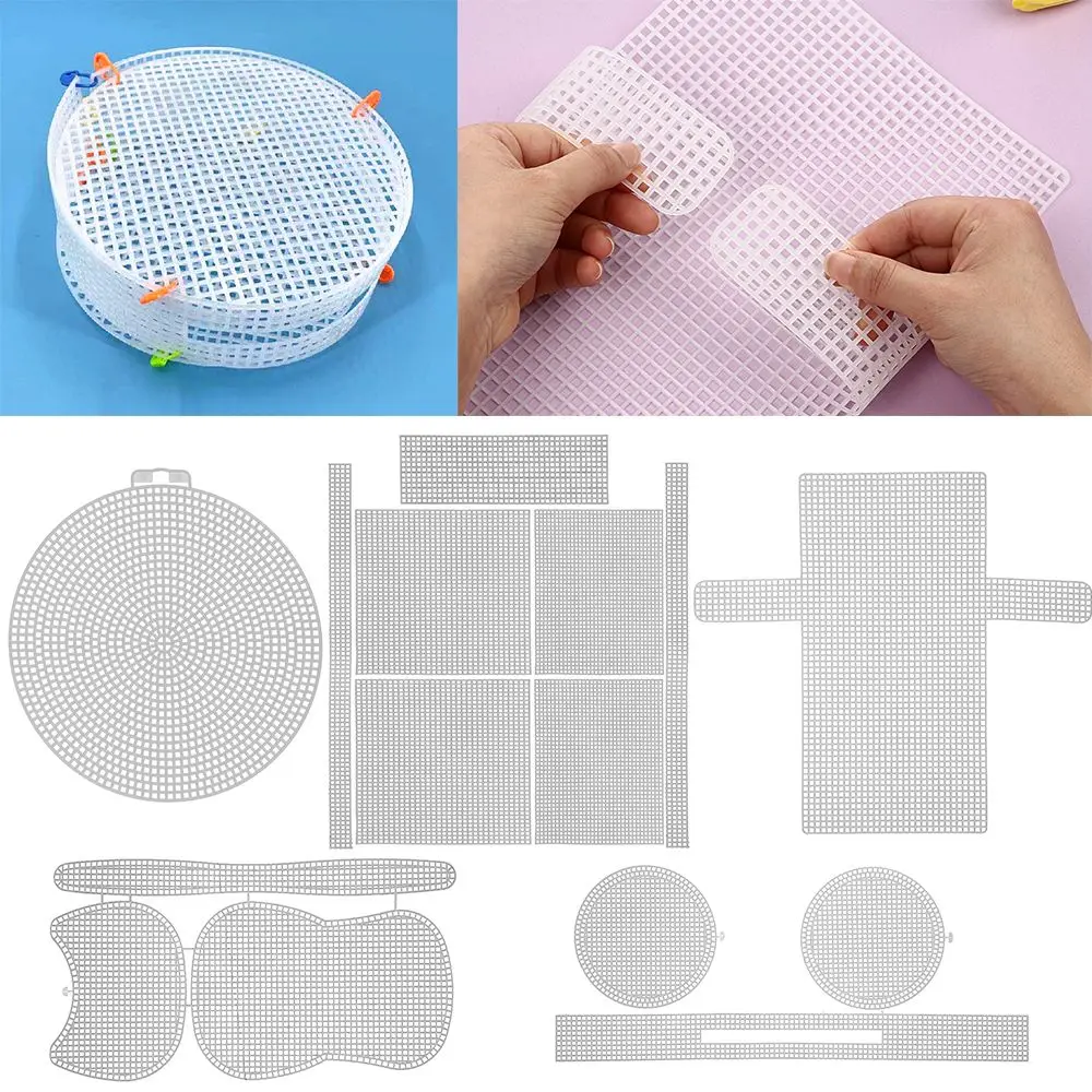 Plastic-Mesh-Cloth-Grid-Plate-For-Bags-Making-DIY-Handcraft-Bags ...