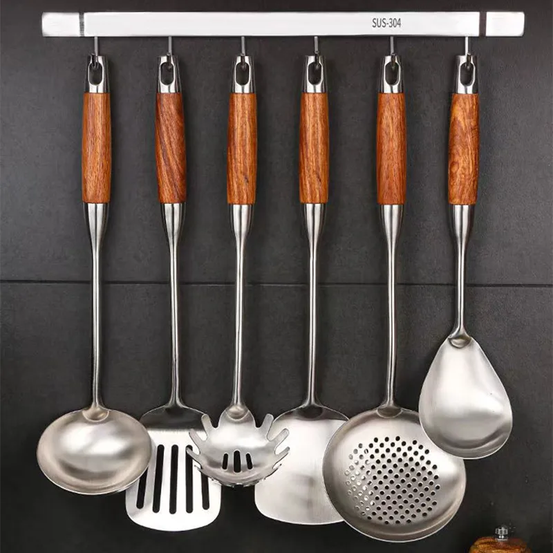 Kitchen-304-Stainless-Steel-Tensils-Set-Cooking-Accessories-Cuisine ...