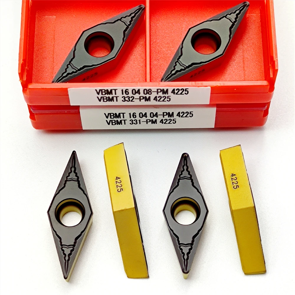 Turning Insert | Turning Tool | Vbmt160404 | Lathe Tool - Vbmt160404 Vbmt160408 Pm4225 - Aliexpress